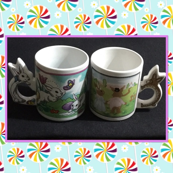Kitchen | Two New Rabbit Mugs | Poshmark